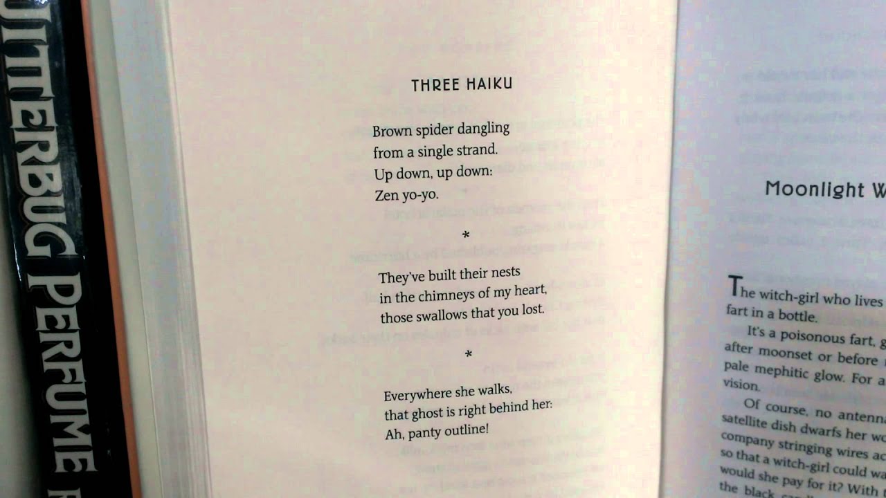 Tom Robbins - Three Haiku - YouTube