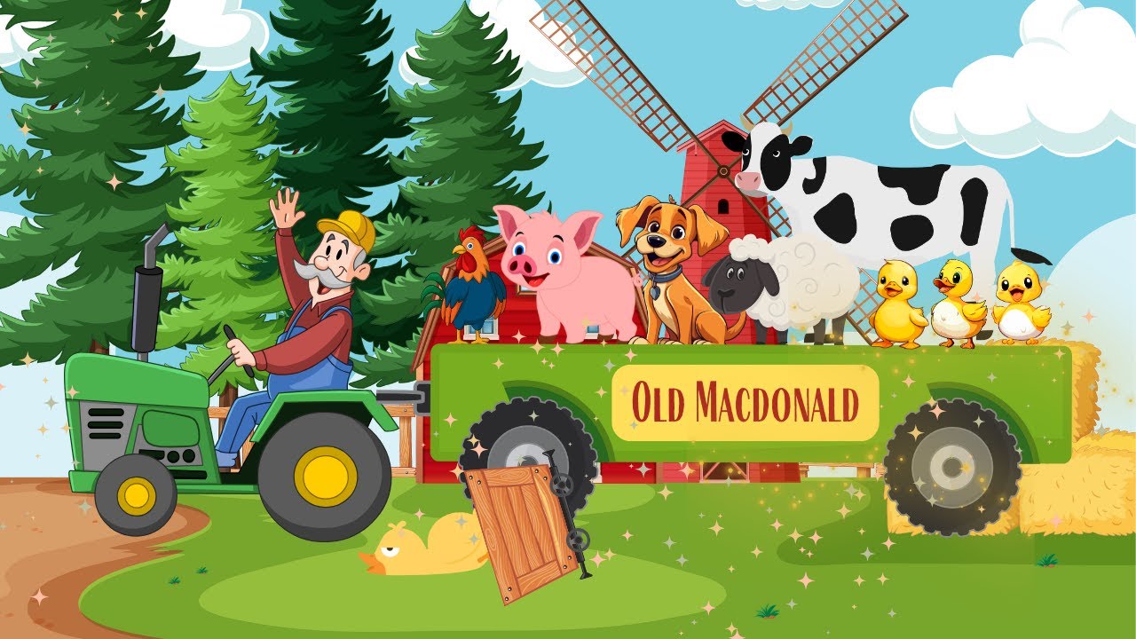 Old MacDonald Had a Farm - Classic Nursery Rhyme with Animal Sounds for ...