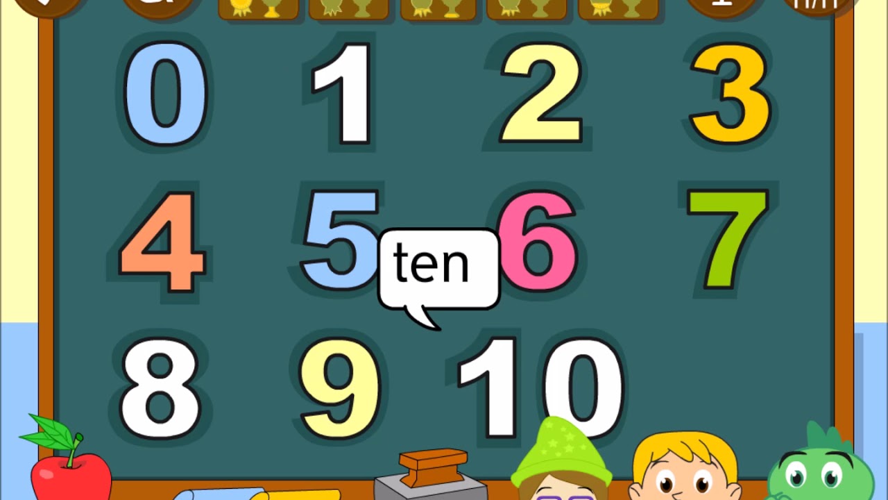 Learn numbers ENGLISH 456 app números infantil kids PRUEBA GRATIS - YouTube