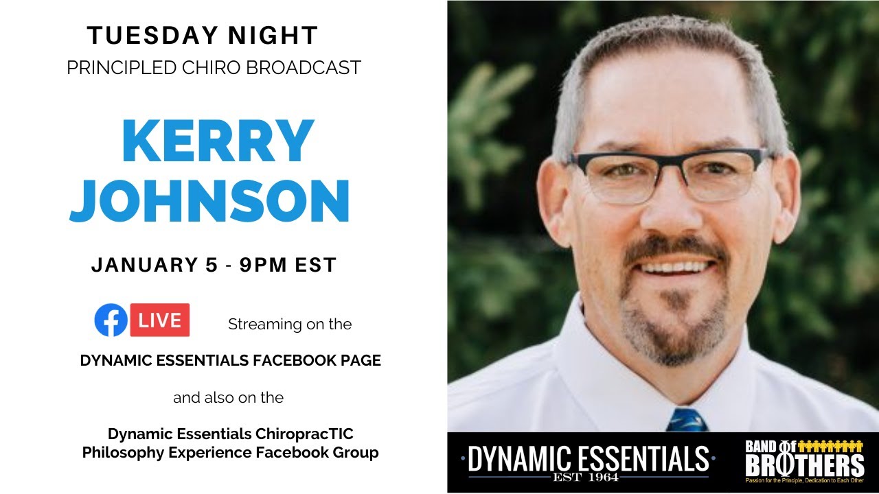 DE Band of Brothers Tuesday Night Principled Chiro Broadcast with Dr ...