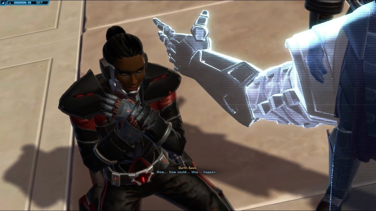SWTOR Onslaught | Spare or Kill Darth Savik (Both) - YouTube