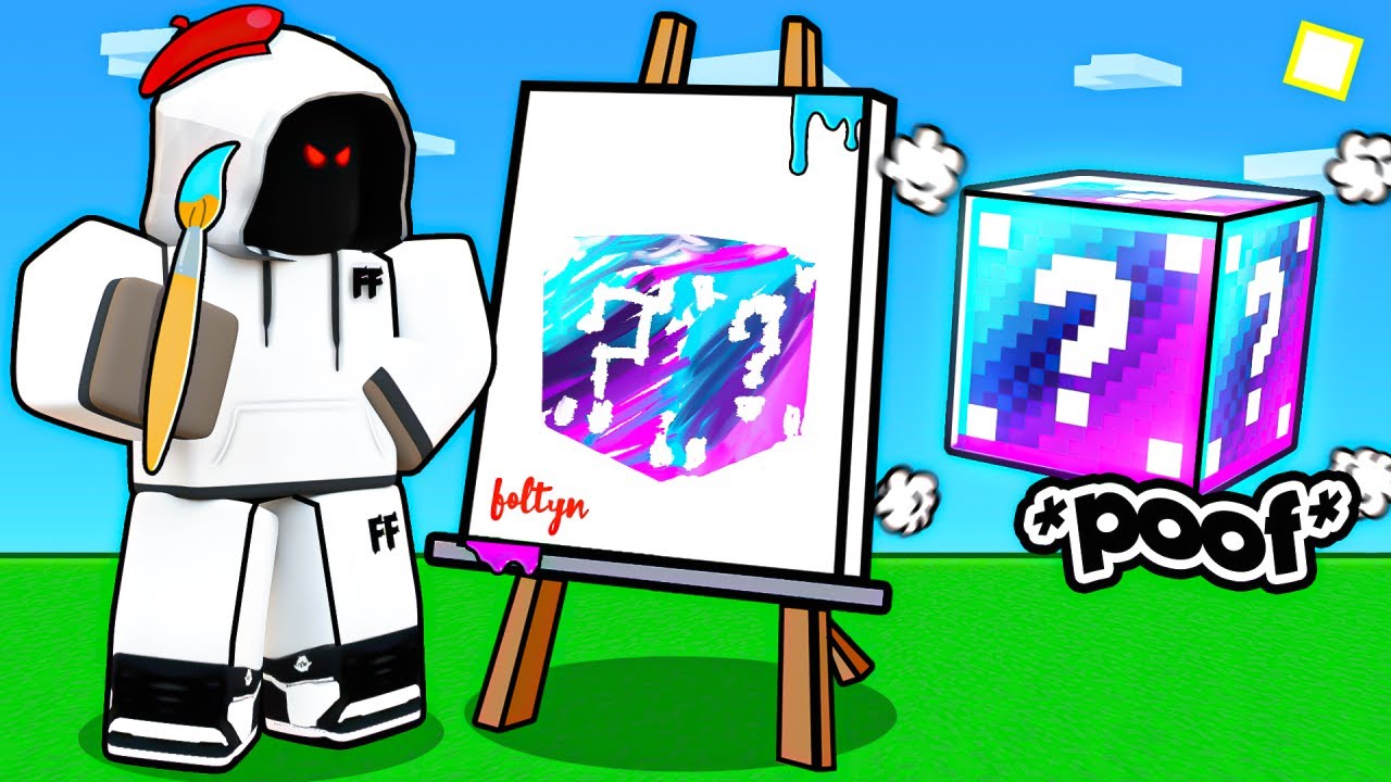 Roblox Bedwars, But Anything We PAINT Comes To LIFE.. - YouTube