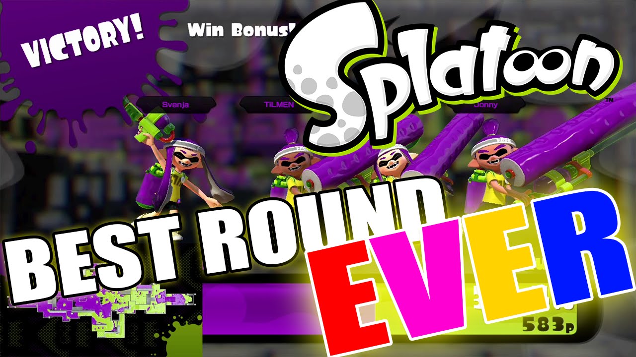 SPLATOON / BEST ROUND EVER!!! 60fps - YouTube