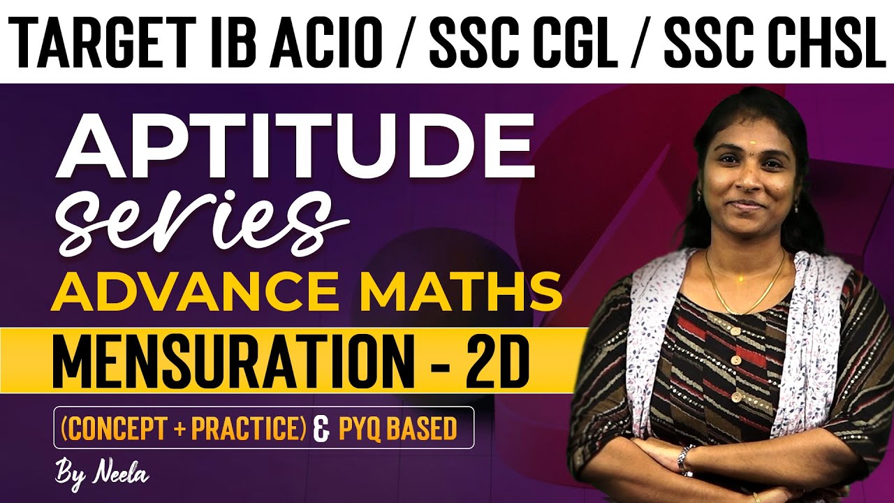 Mensuration-2D PYQ Based | Advance Maths in Tamil| Aptitude|Target IB ...