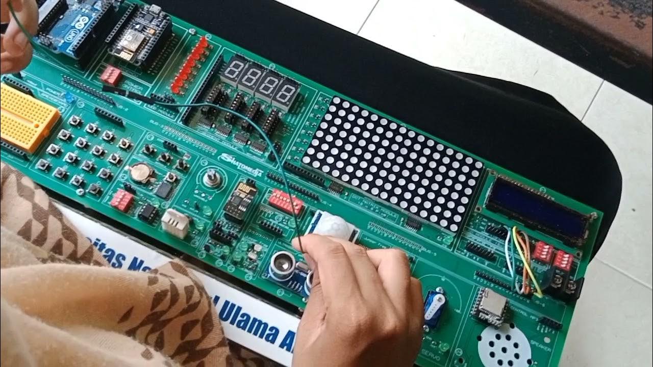 Pengukur Jarak dengan Sensor Ultrasonik berbasis Arduino - YouTube