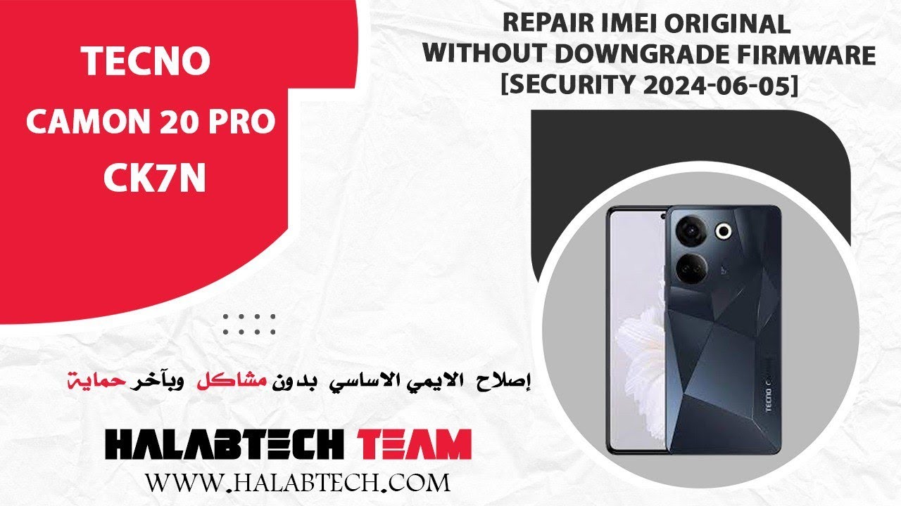 Tecno Camon 20 Pro CK7n Repair IMEI Original Without Downgrade Firmware ...
