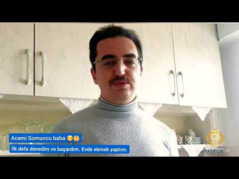 İLK DEFA EVDE EKMEK YAPTIM BUYRUN TARİFİ / ACEMİ SOMUNCU BABA OLDUM 😊