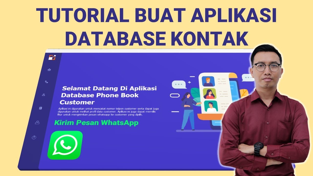 FULL TUTORIAL DATABASE KONTAK | KIRIM PESAN WHATSAPP - YouTube