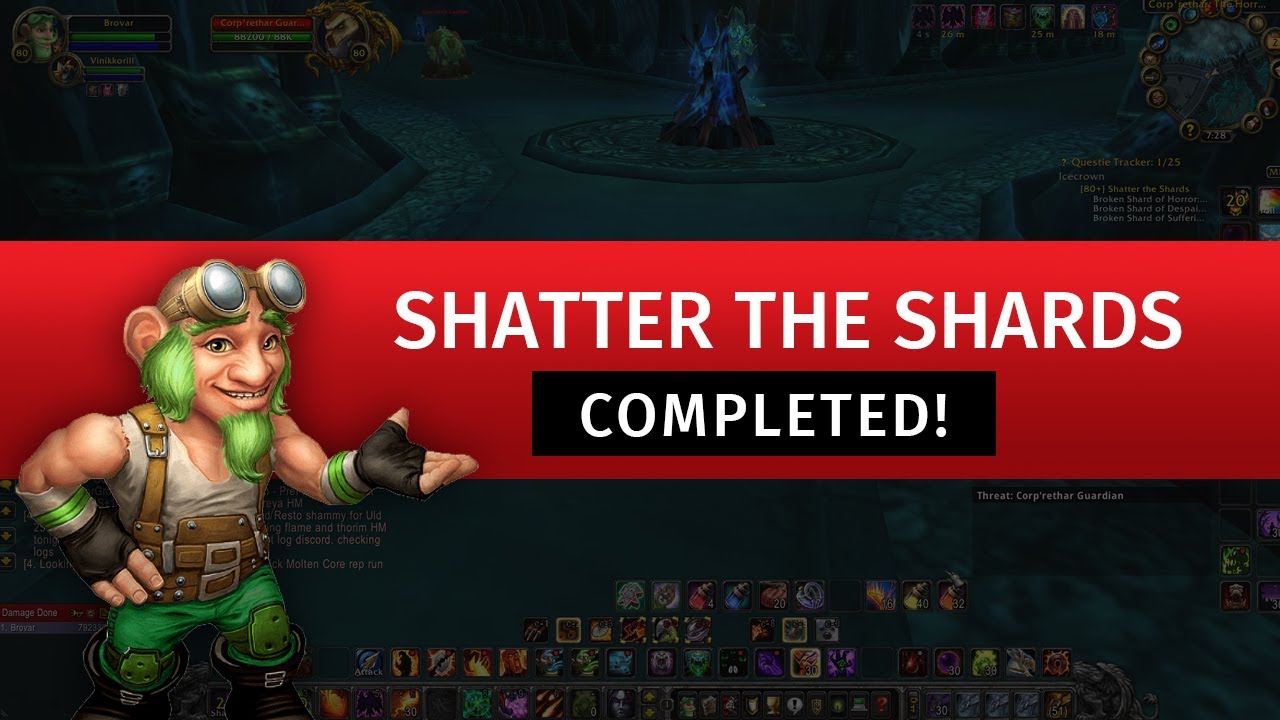 Shatter the Shards WotLK Classic Warlock Gnome Wrath of the Lich King ...