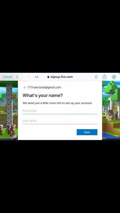 How to sign in Minecraft Just a Sec..😱😱🔥 #gaming #minecraft #shorts ...