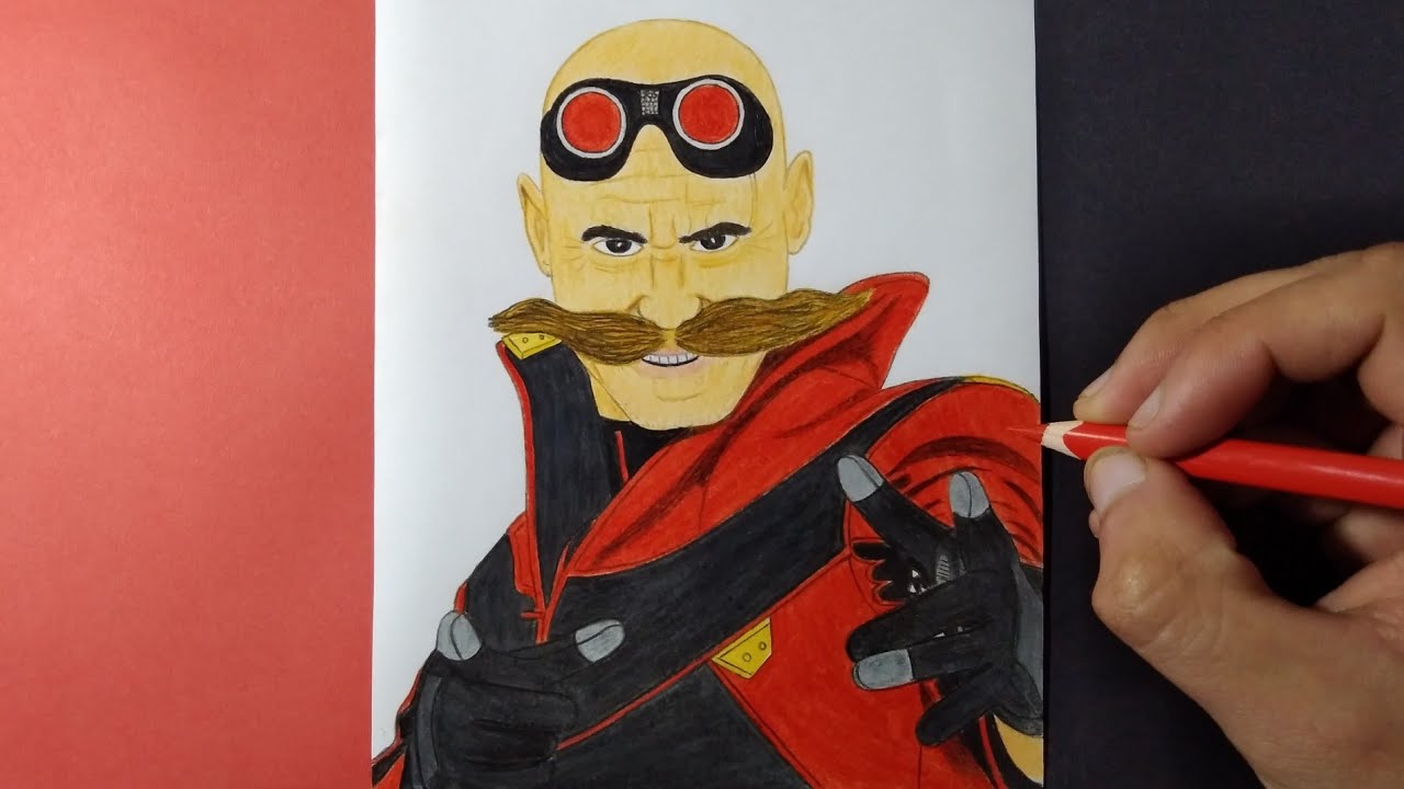 Dibujando a Eggman - Robotnik | Sonic 2: La Película | Drawing Eggman ...