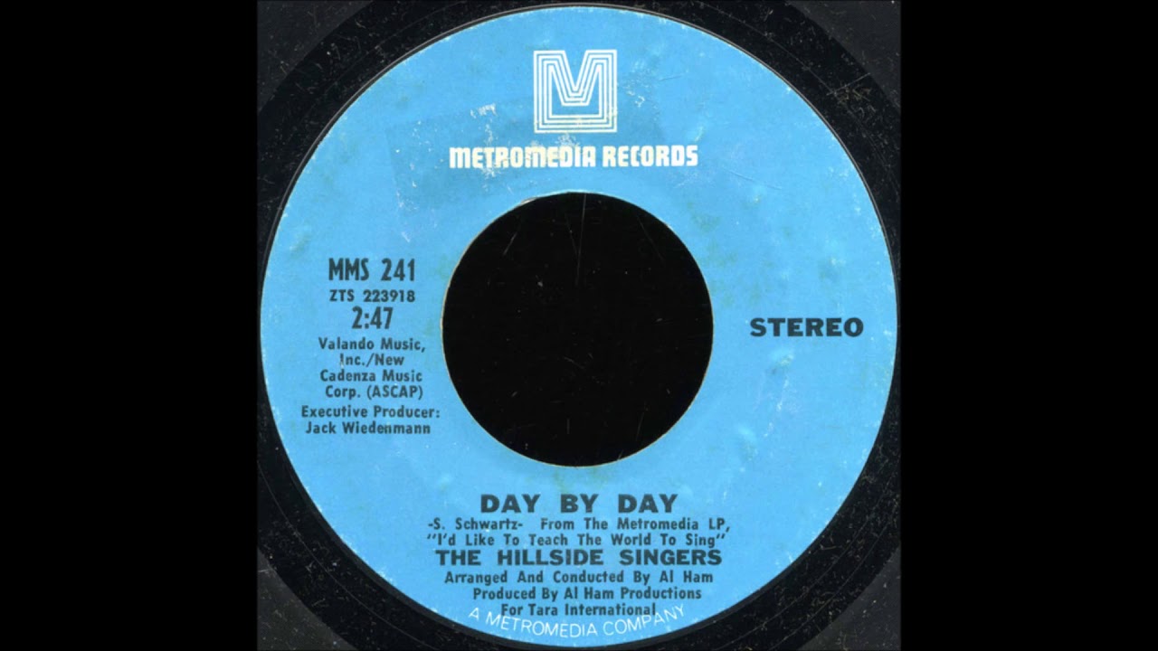 The Hillside Singers - Day By Day (1972) - YouTube