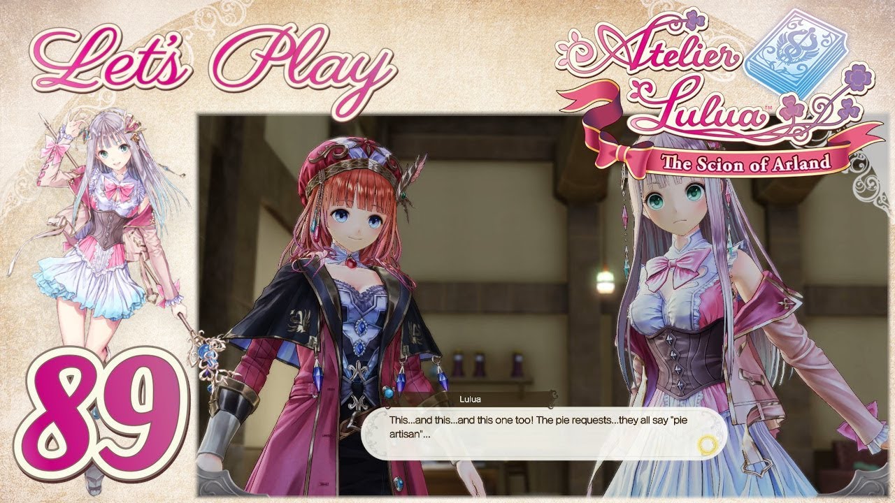 Let's Play Atelier Lulua 89: Pie Artisan Rorona - YouTube