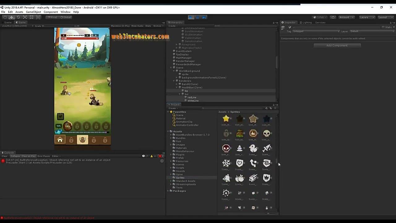 Almost a Hero - Idle RPG Unity source code unity tutorial unity3d教程 unity code game - YouTube