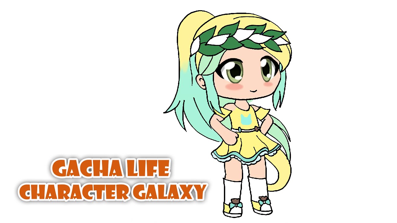 How to Draw Gacha Life Character Galaxy - YouTube