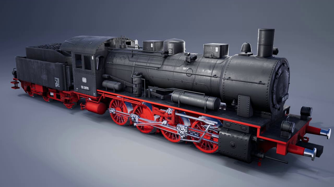 Locomotive animation - YouTube