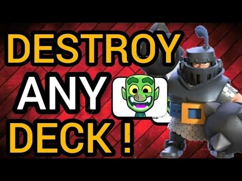 Mega knight - Furnace - Goblin Hut deck / SUNSPOT CR ( Clash Royale ...