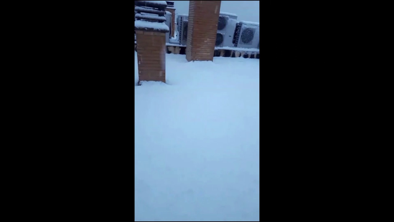 Nieve en Dénia - YouTube
