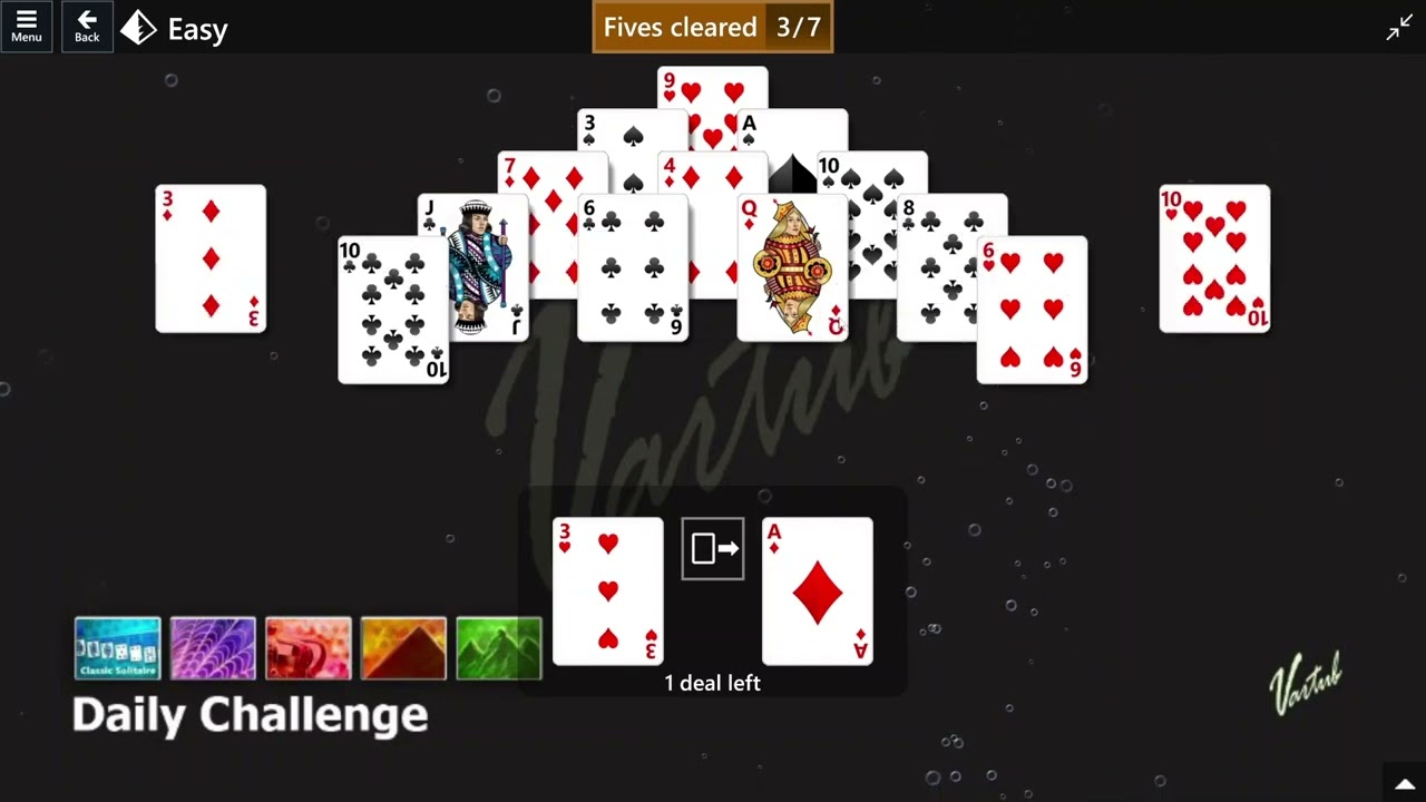 Microsoft Solitaire Collection | Daily Challenge September 30th 2022 ...