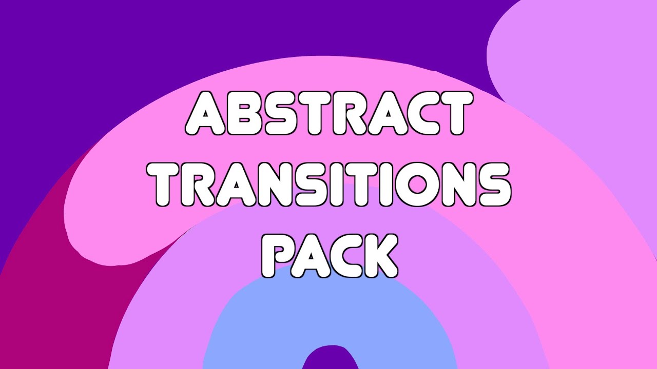 Abstract Transitions Pack - 4K Motion Graphics Overlays for Video Edits - YouTube