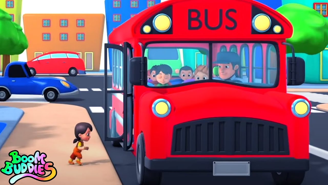 Wheels on the Bus | School Bus Song | Nursery Rhymes and Baby Songs for ...