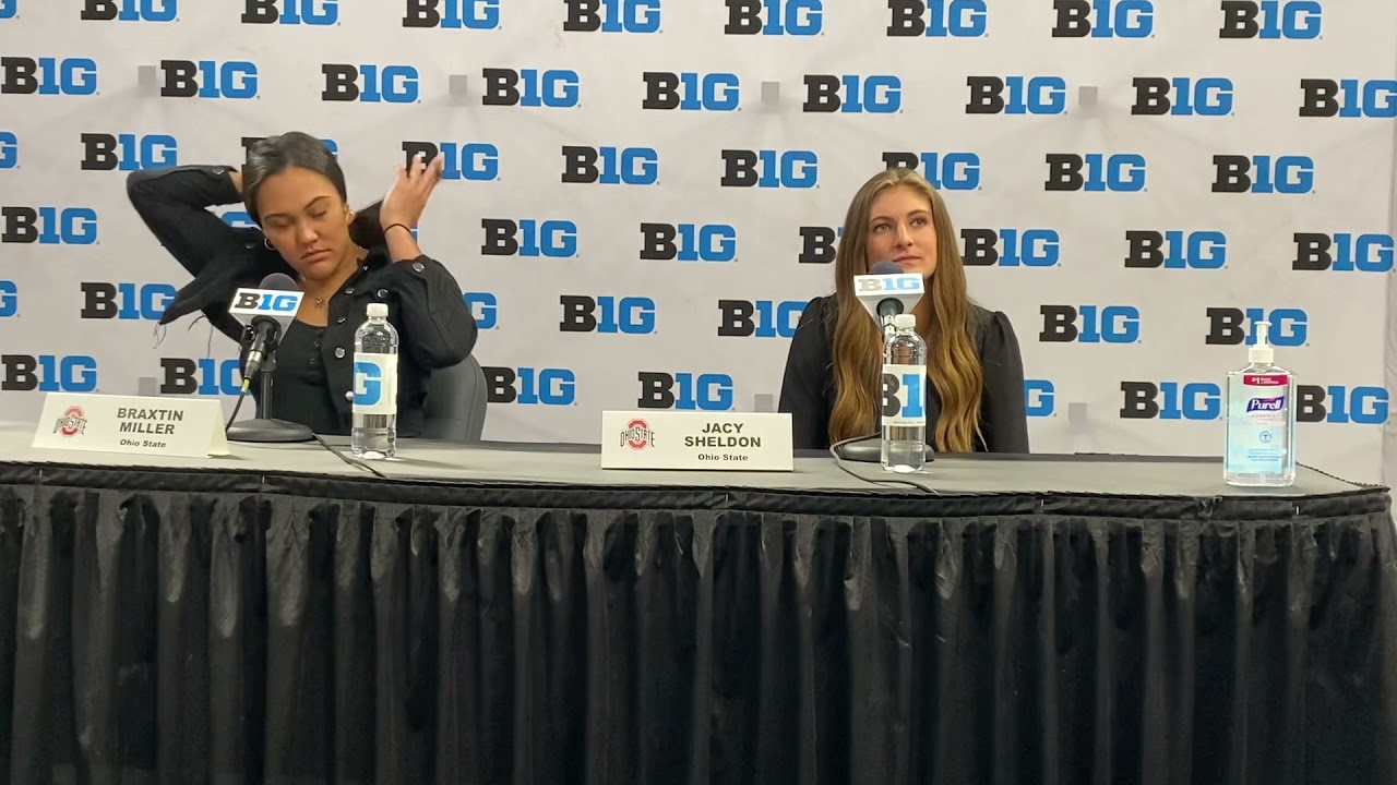Ohio State’s Braxtin Miller and Jacy Sheldon speak at 2021 Big Ten ...