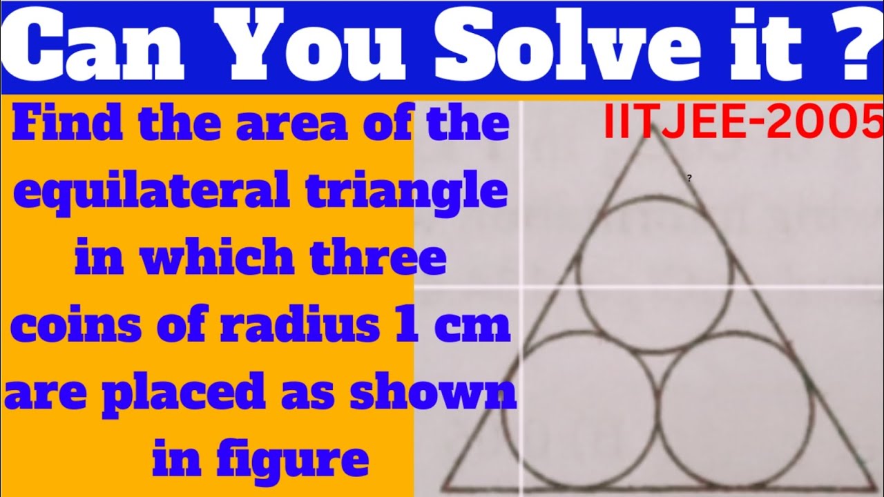 A Nice IIT-JEE Problem|FindThe Area|Math Olympiad Questions! - YouTube
