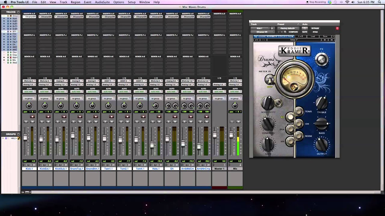 Product Demo: Kramer Signature Series Drums from Waves - YouTube