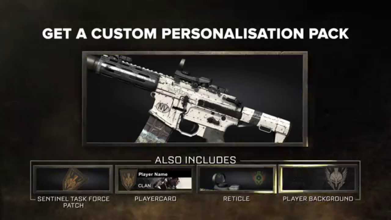 Call of Duty Advanced Warfare Personalisation Pack - YouTube
