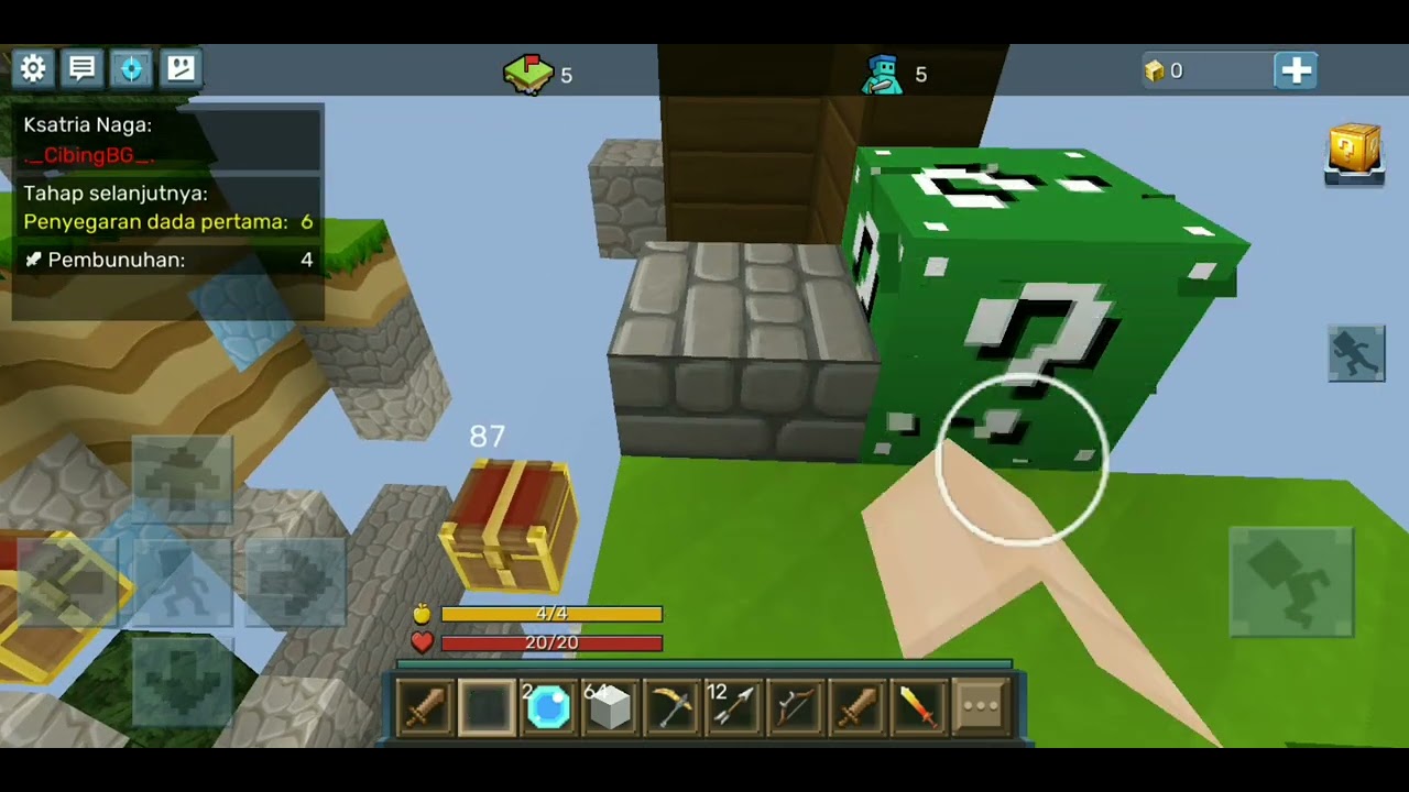 i speedrun this game lucky block (blockman go adventure) ^^ - YouTube
