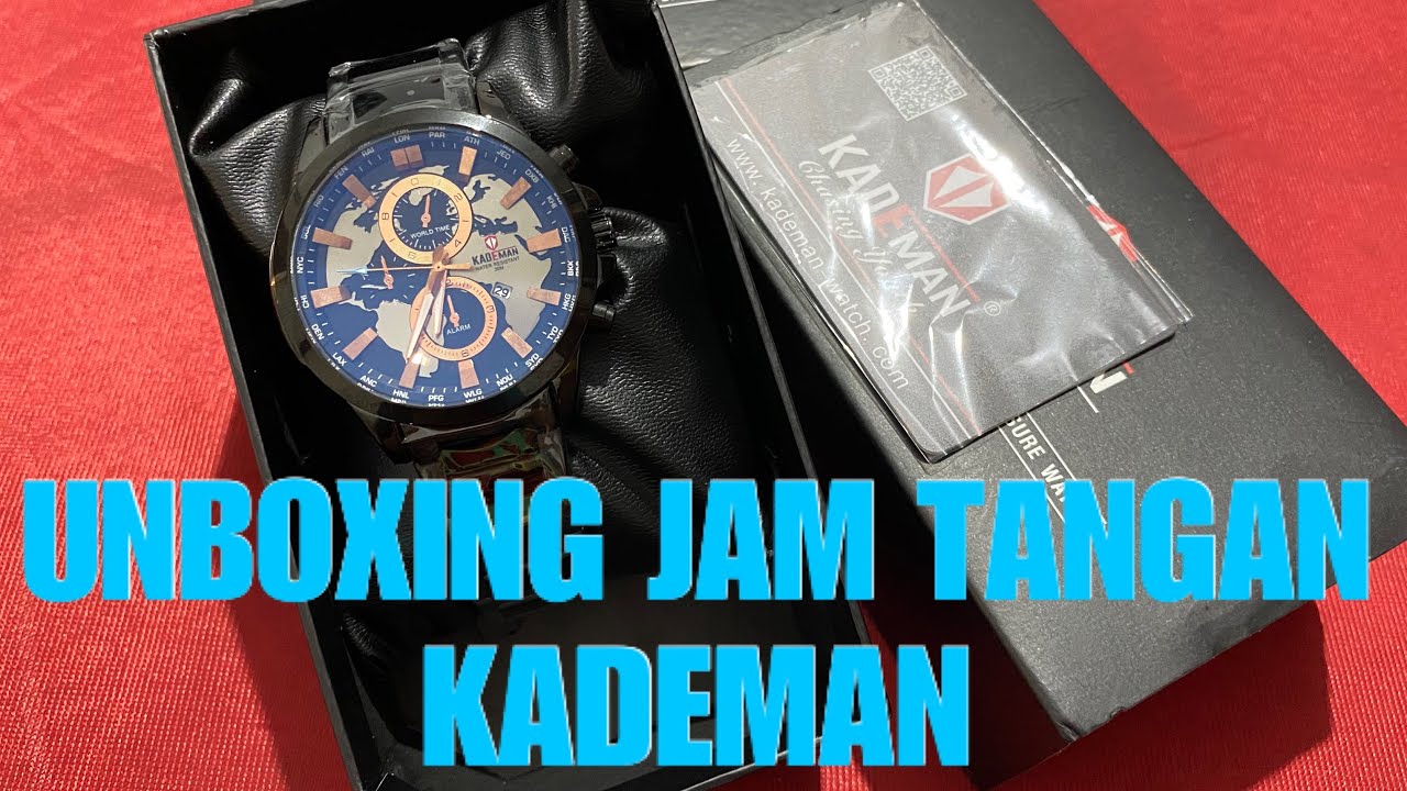 UNBOXING JAM TANGAN KADEMAN - YouTube
