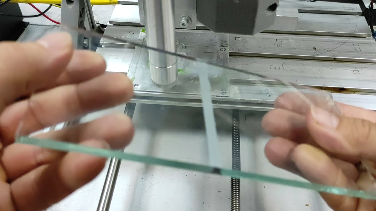 How to cut 5 mm (1/5'') transparent window glass (BK7) with a 10 watt ...