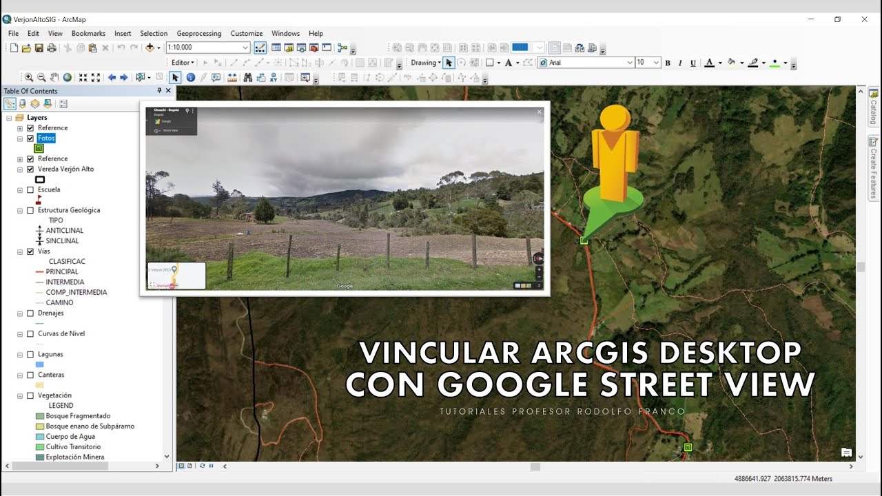 Tutorial ArcGIS - Cap.20-01 - Vincular Google Street View - YouTube