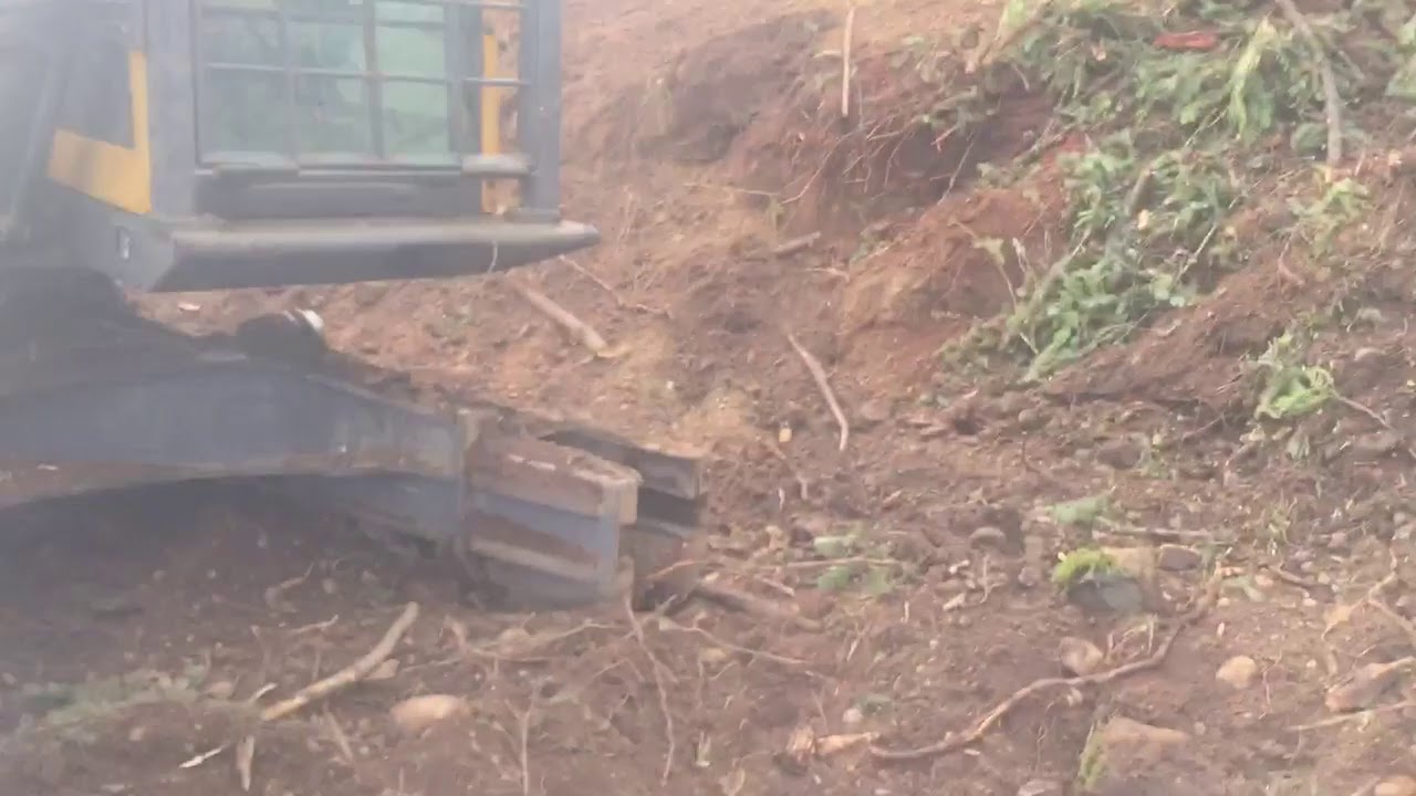 Part 1 of 5 Volvo 290BL hoe chucker track installation - YouTube