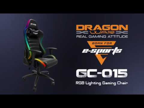 Dragon War GC-015 Remote RGB Gaming Chair - YouTube