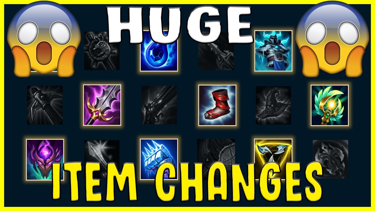HUGE ITEM CHANGES COMING TO LEAGUE OF LEGENDS - PRESEASON 11 2021 ...