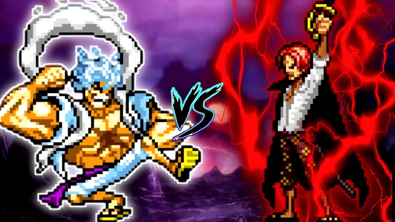 TC Luffy OP Buff (all form) VS Red Head Shanks OP in Jump Force Mugen ...