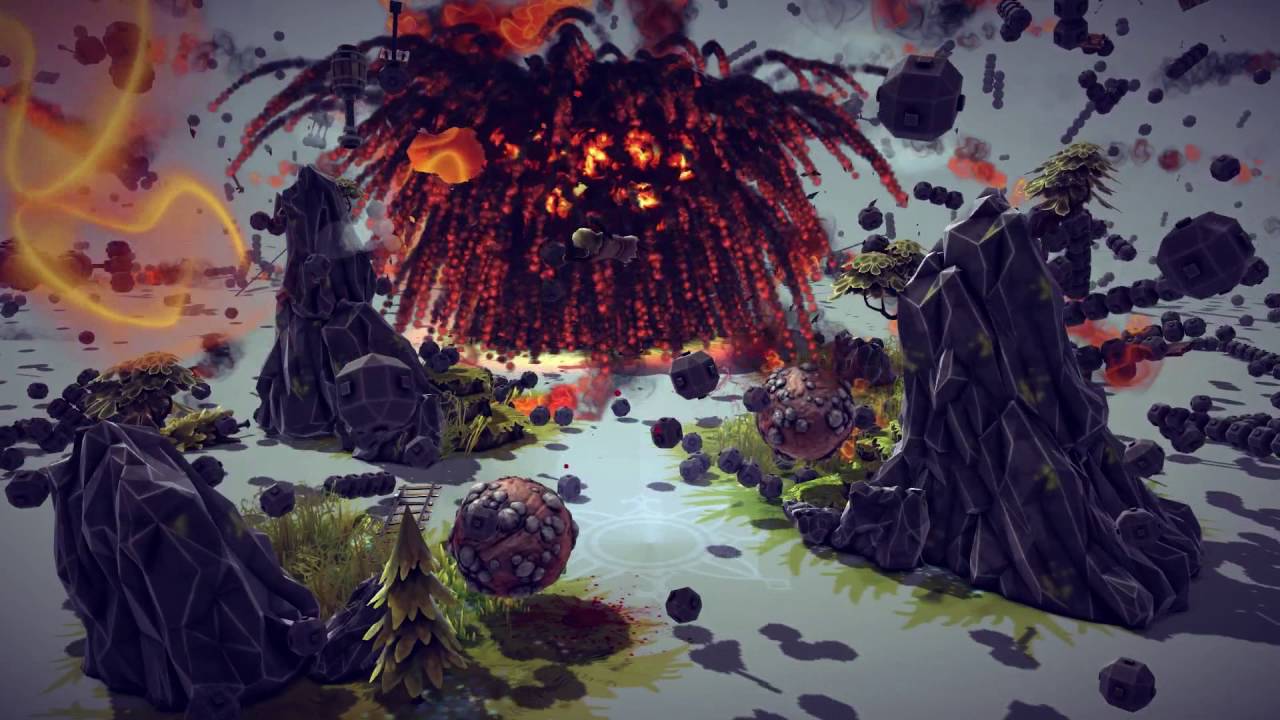 Besiege v0.30 - One button Zone beaters and a large shrapnel bomb ...
