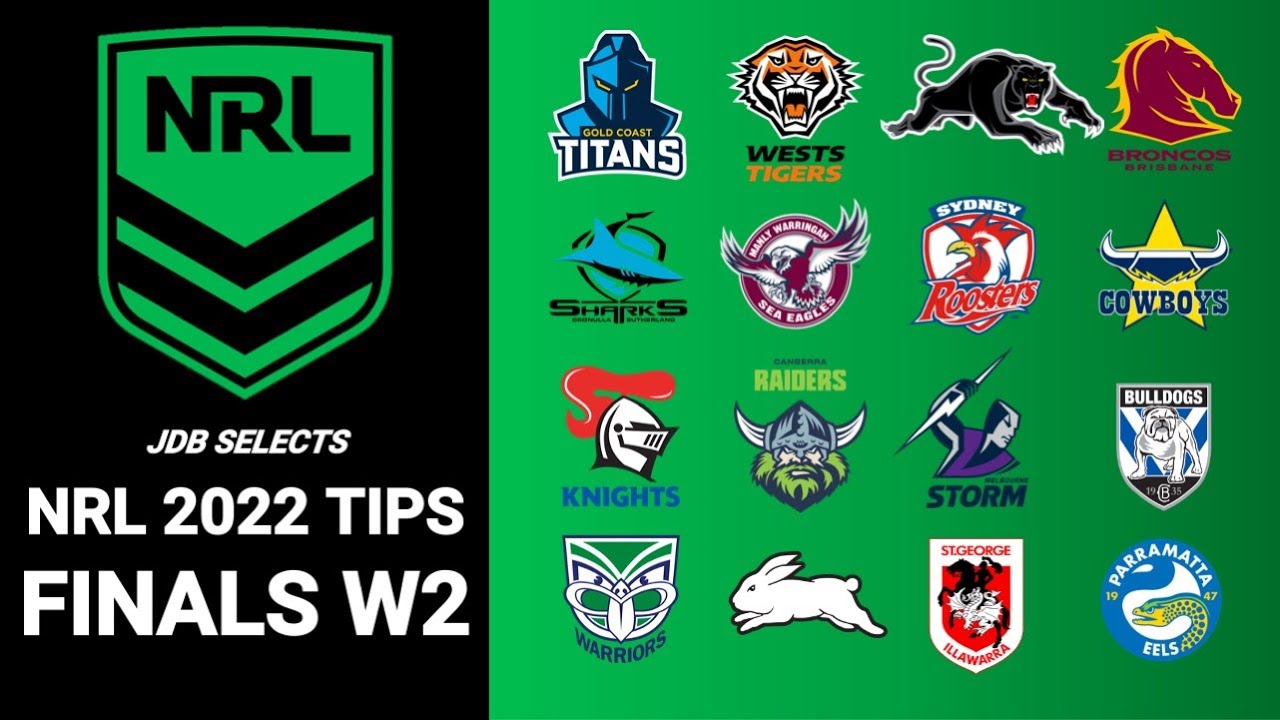 NRL TIPS & PREDICTIONS - FINALS WEEK 2 2022 - YouTube