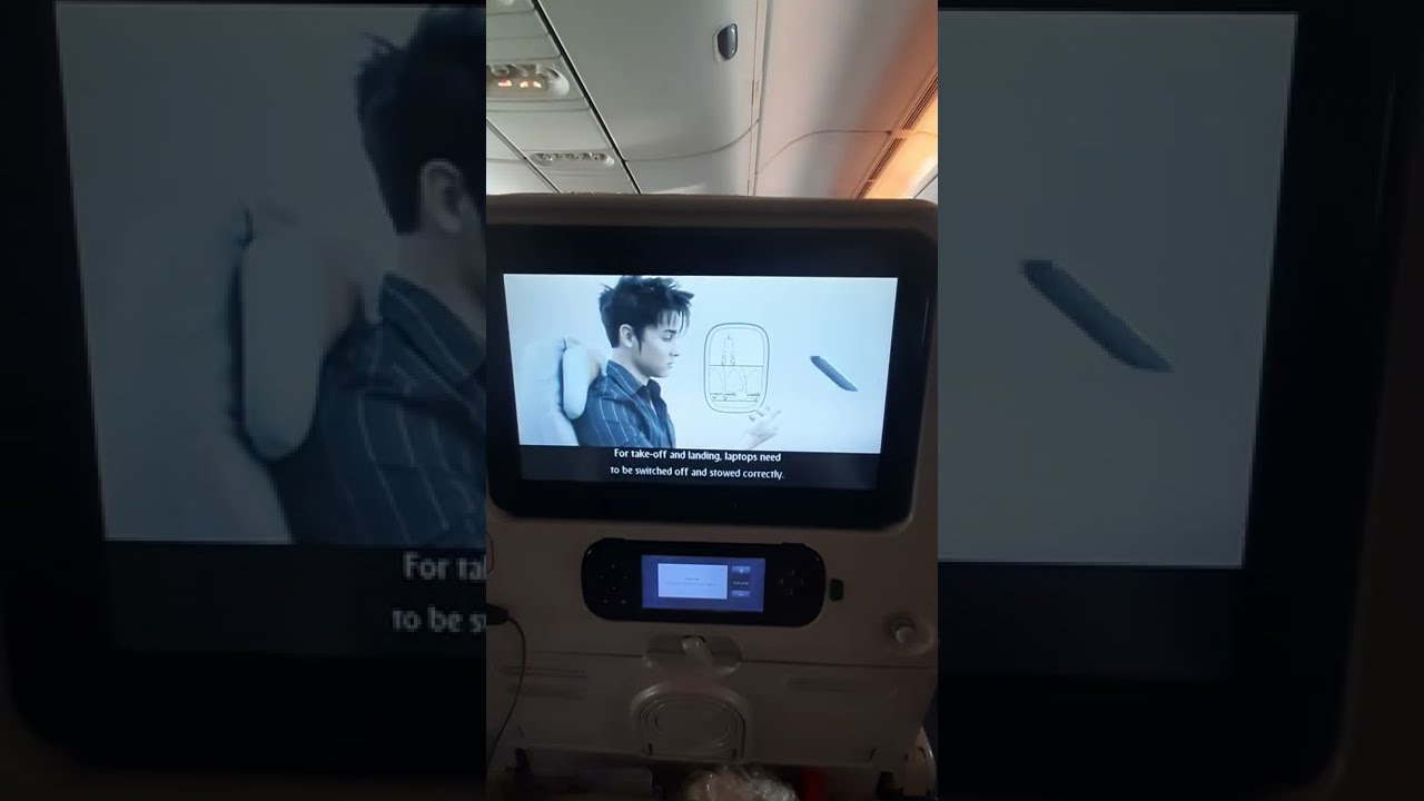 emirates flight safety guidelines - YouTube