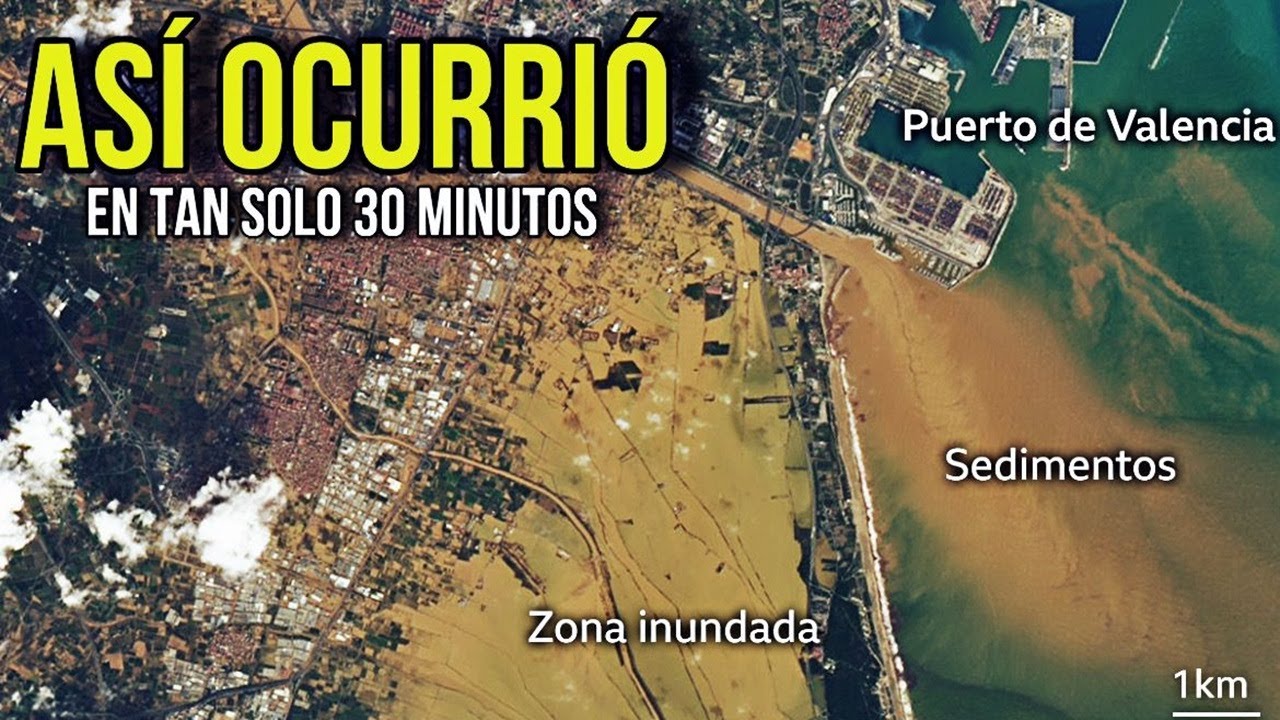 ¡IMPACTANTES IMAGENES! ¡Así ARRASÓ La Dana Valencia en TAN SOLO 30 ...