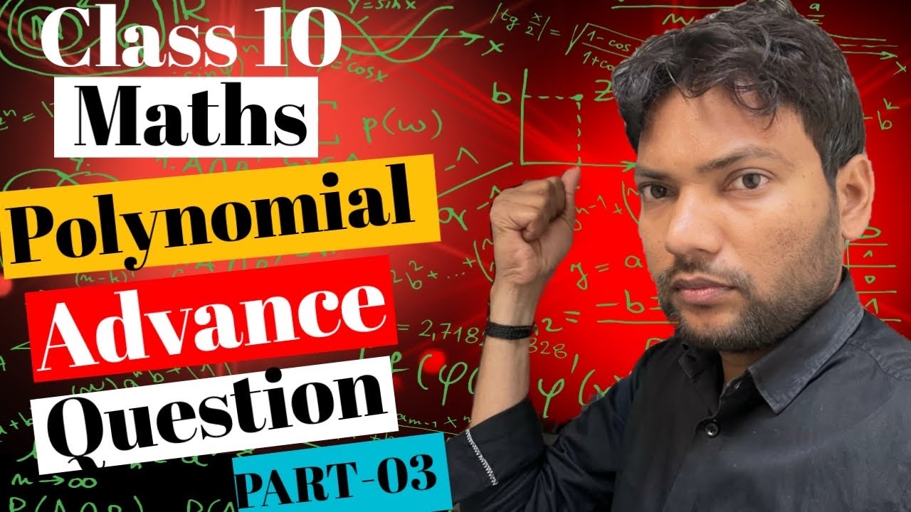 Polynomials | Cubic | Advanced Questions | #maths #advance #youtube # ...