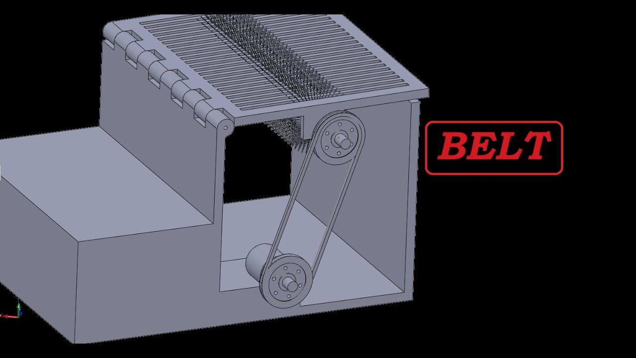 How to make a belt in Solid Works. - YouTube