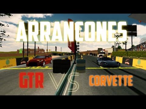 GTR VS Corvette arrancones car parking multiplayer (MR LEYVA) - YouTube