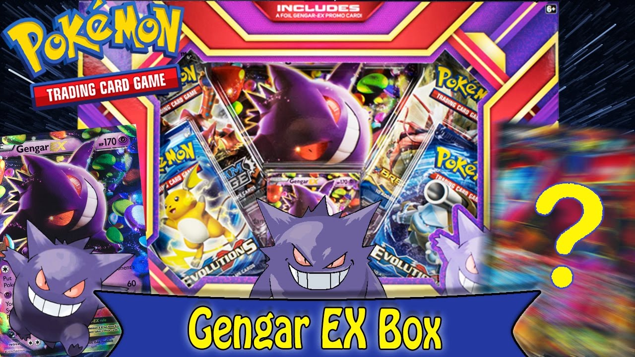 Pokemon - GENGAR EX BOX!!! ANOTHER FULL ART!?! - YouTube