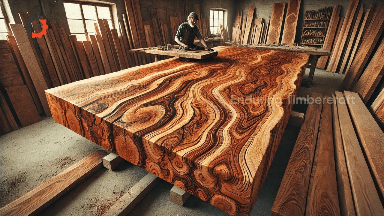 I Salvaged A Giant Wooden Table From Disaster And Found Hidden Dangers ...