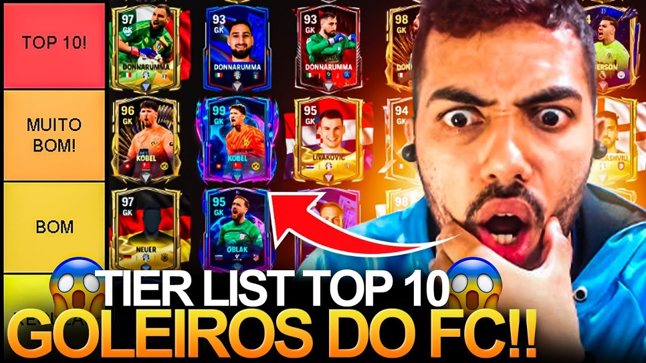 TOP 10 GOLEIROS DO FC MOBILE 2024 😱 | TIER LIST COMPLETA E ATUALIZADA 🤯 ...