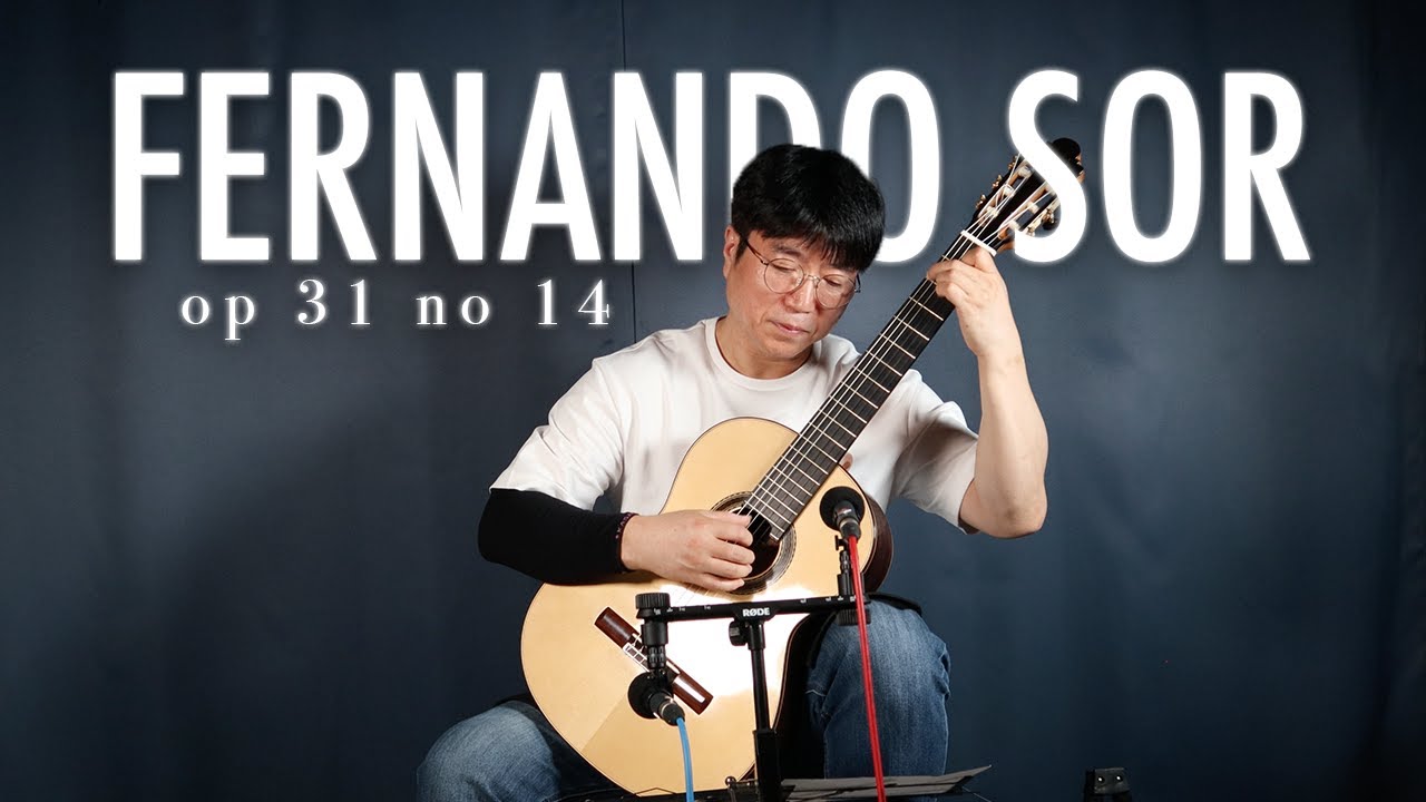 Fernando Sor etude Op 31 No 14 - YouTube