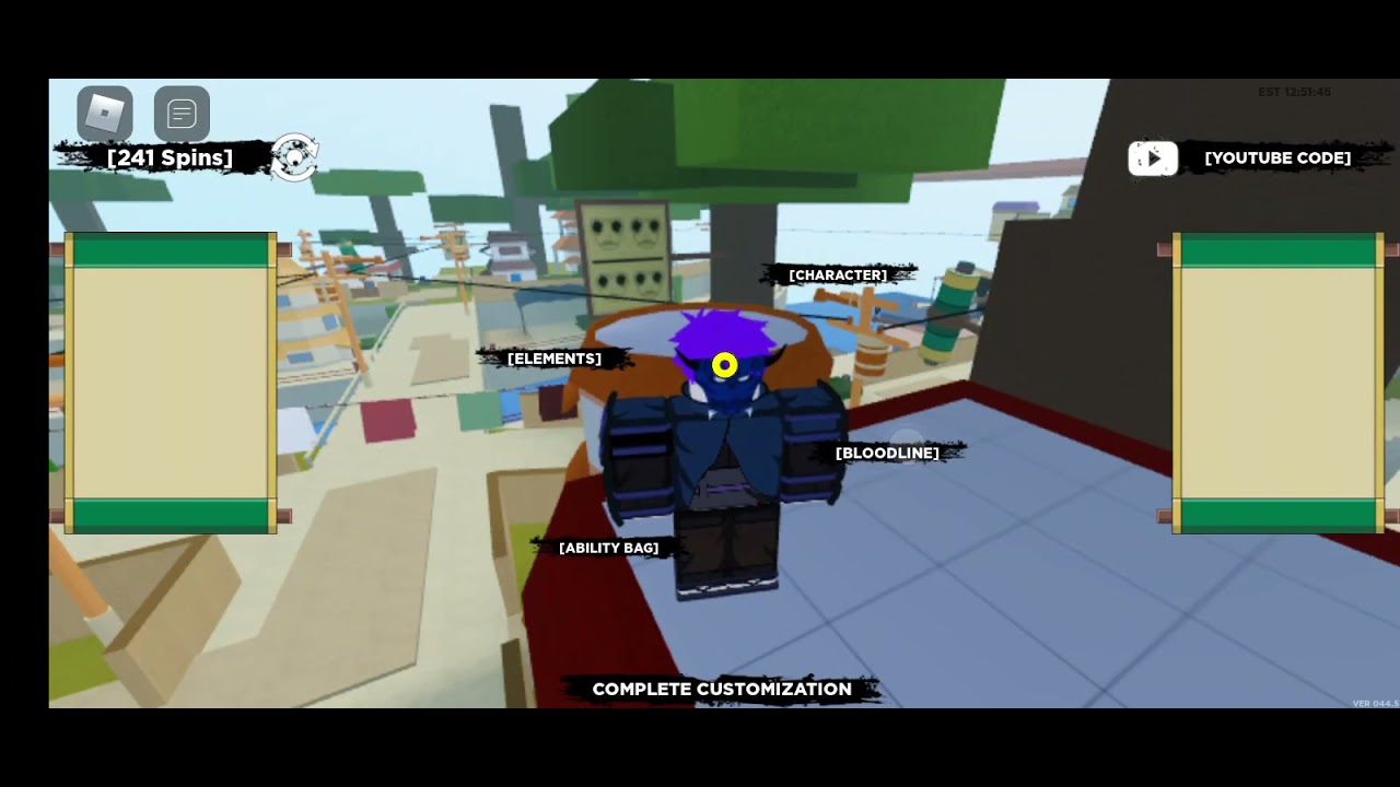Shindo life:spin 405 spins - YouTube