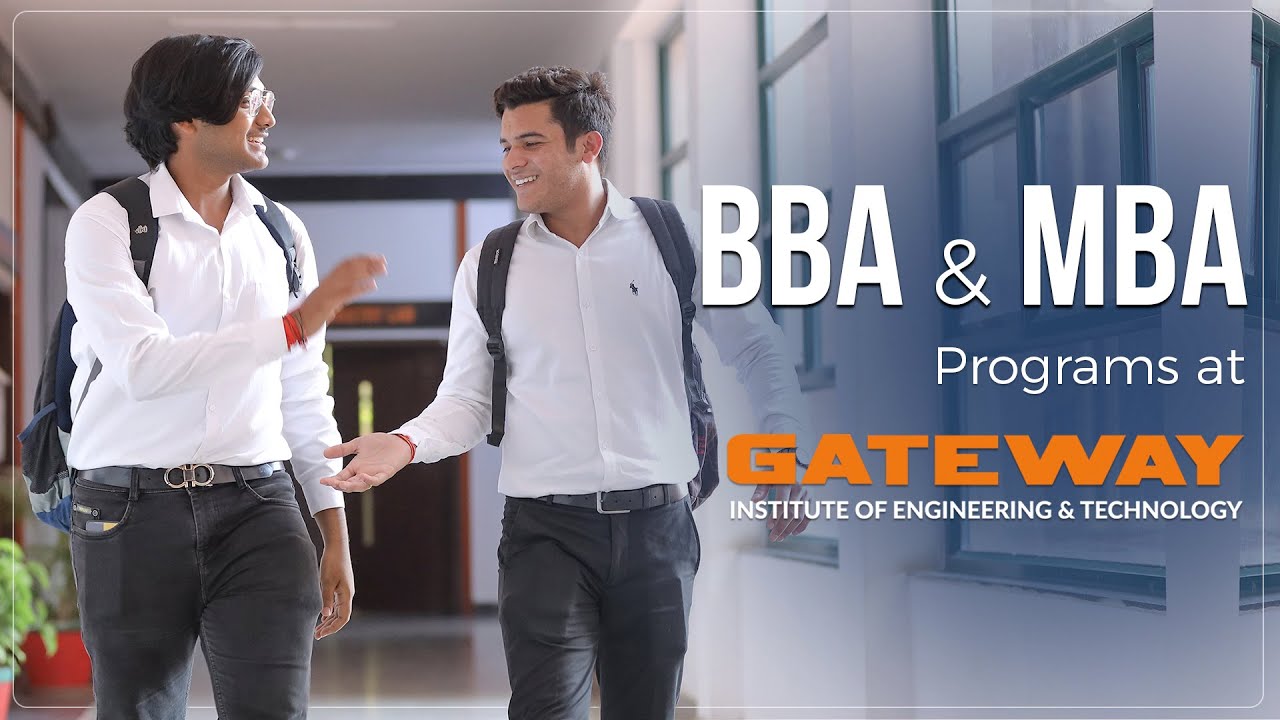 BBA & MBA programs at GIET I Gateway Institute of Engineering and ...